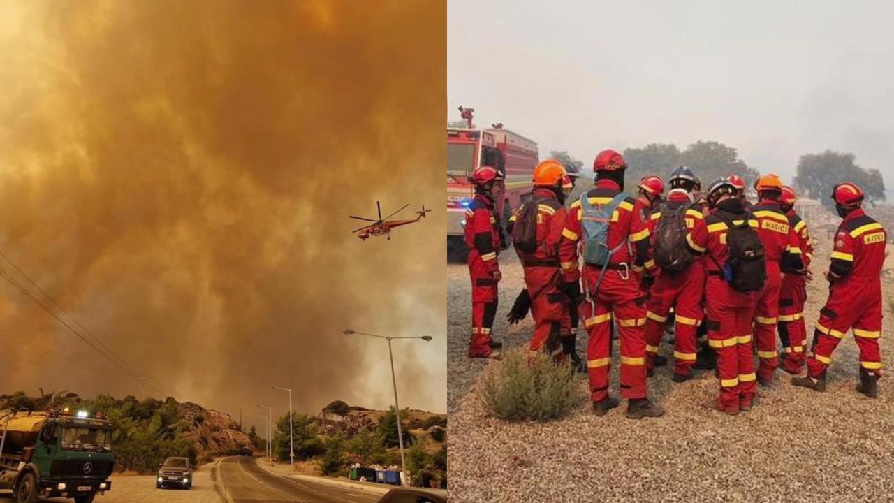 FOTO Sú to hrdinovia: Slovenskí hasiči zasahujú v Grécku! FOTO Sú to hrdinovia: Slovenskí hasiči zasahujú v Grécku!